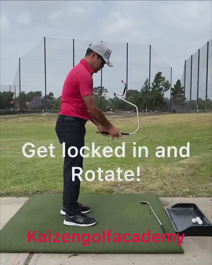 The Power Angle Pro - Golf Swing Trainer - Right Handed - Training Gri